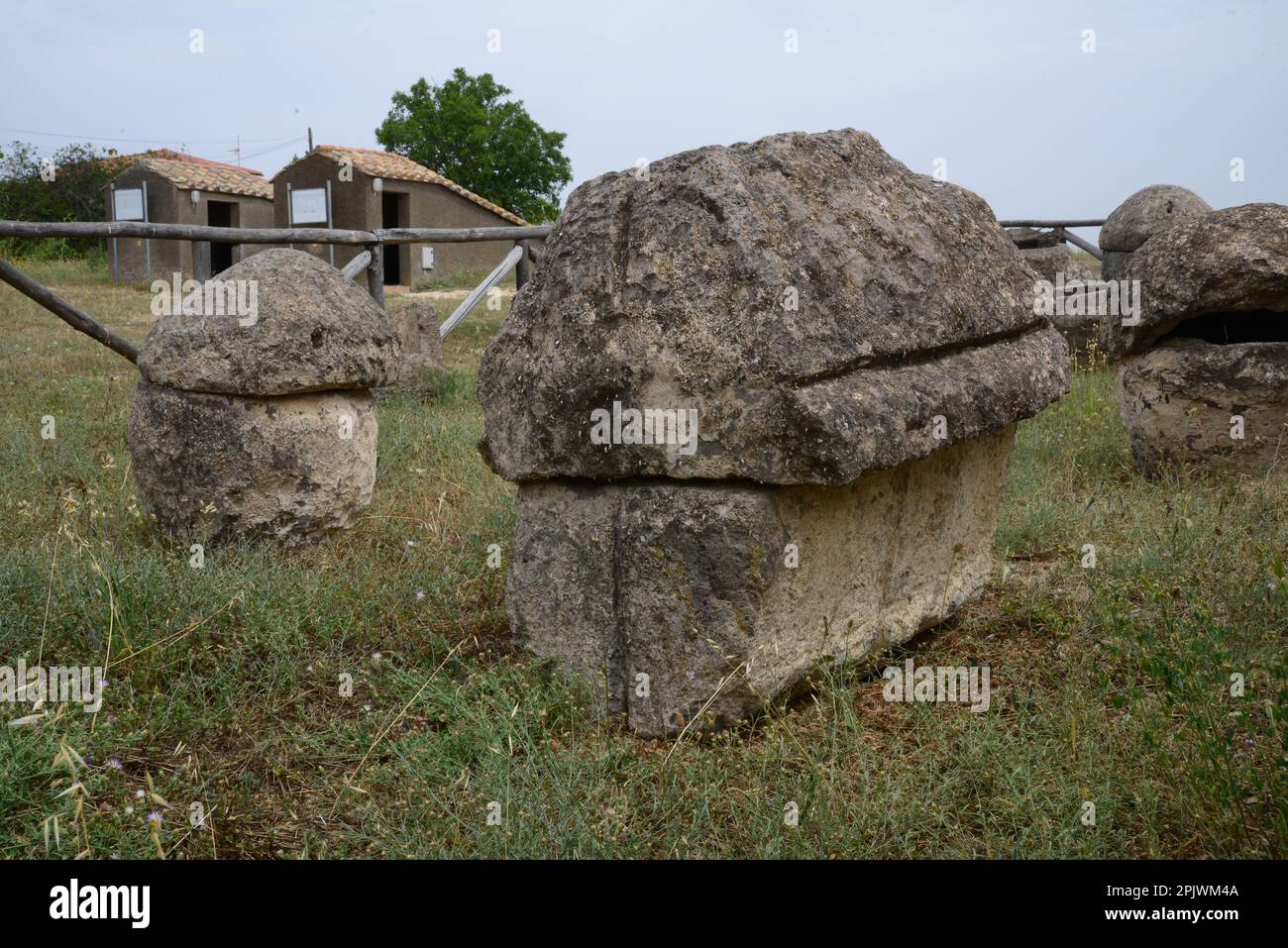 The Villanovan tombs in the necropolis of Tarquinia. Tarquinia; Viterbo ...