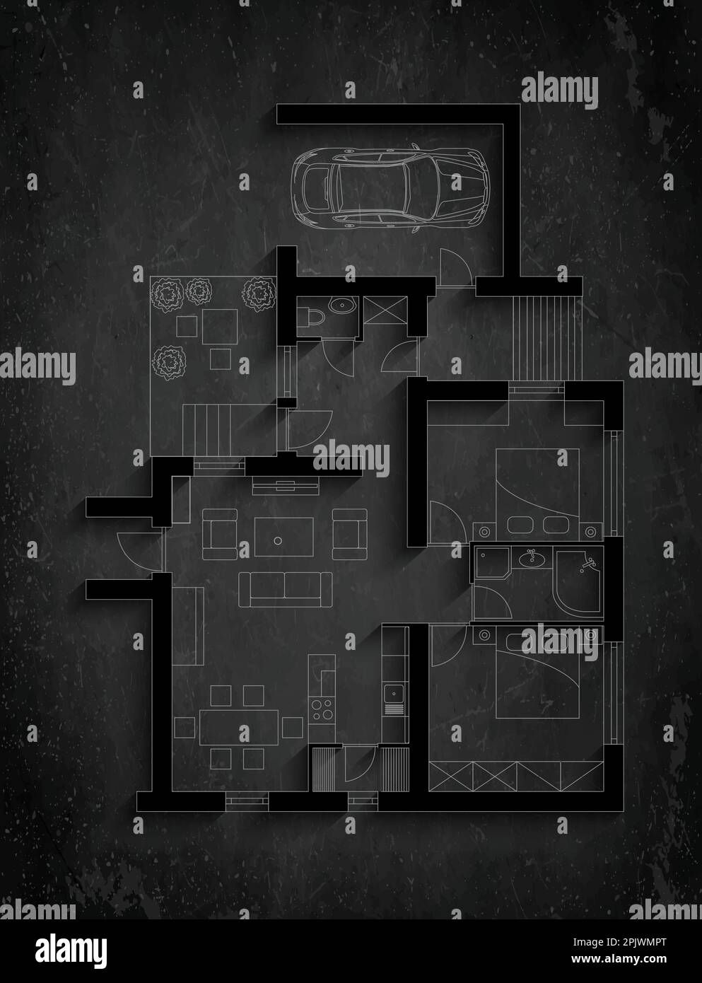Detailed floor plan hi-res stock photography and images - Alamy