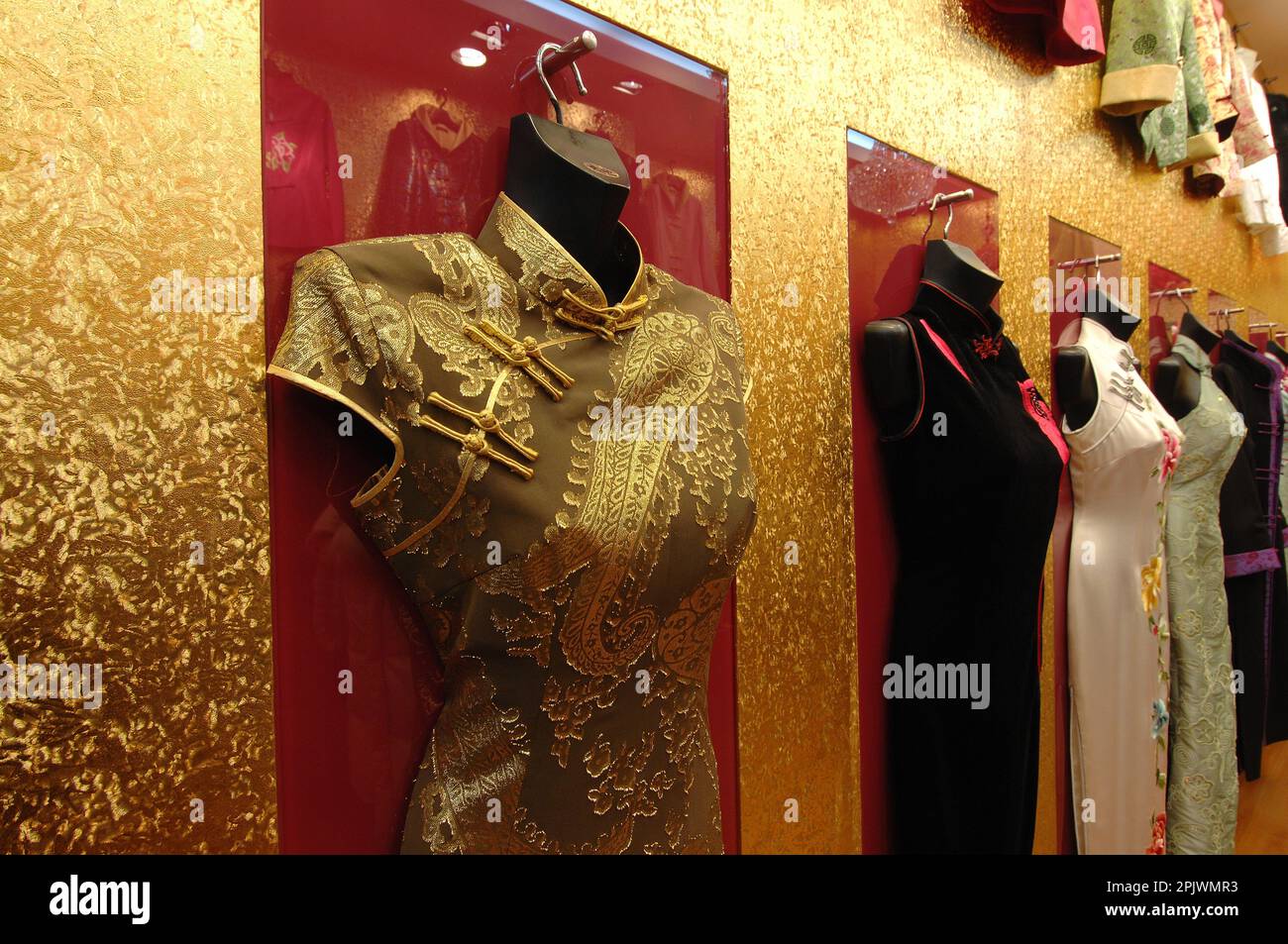 Young fashion designer exhibits her garments in the East Store in ...