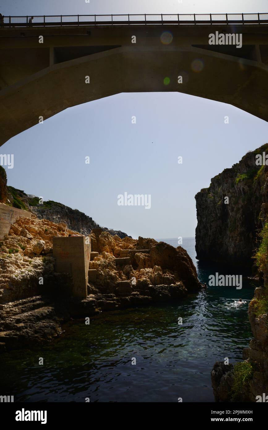 Il Ciolo is a place where a road bridge connects the two banks of a ...