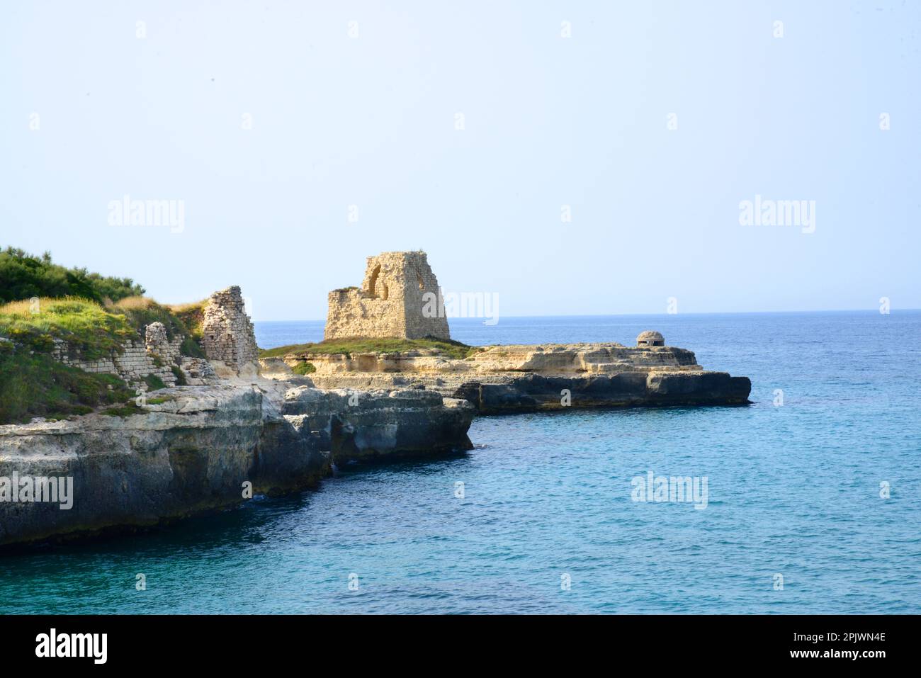 The Grotta Poesia Grande, Salento coast, is today considered one of the ...