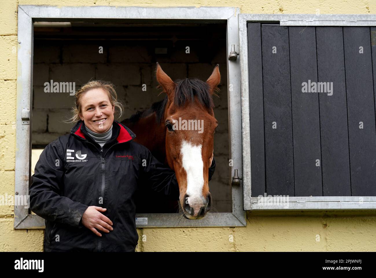 Jaimie Duff, Assistant trainer at Lucinda Russell's yard, alongside ...