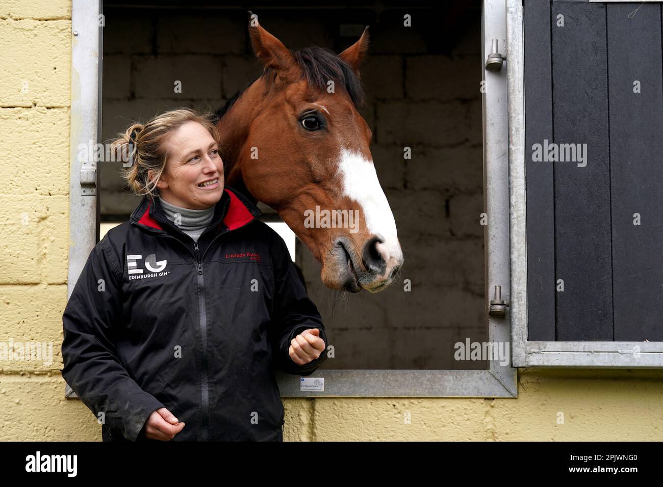 Jaimie Duff, Assistant trainer at Lucinda Russell's yard, alongside ...