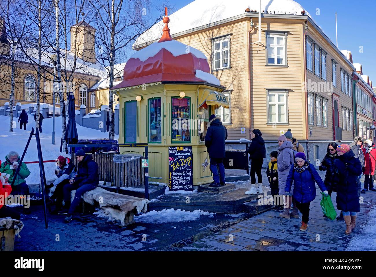 Smallest Bar. Tromso, Norway Stock Photo - Alamy