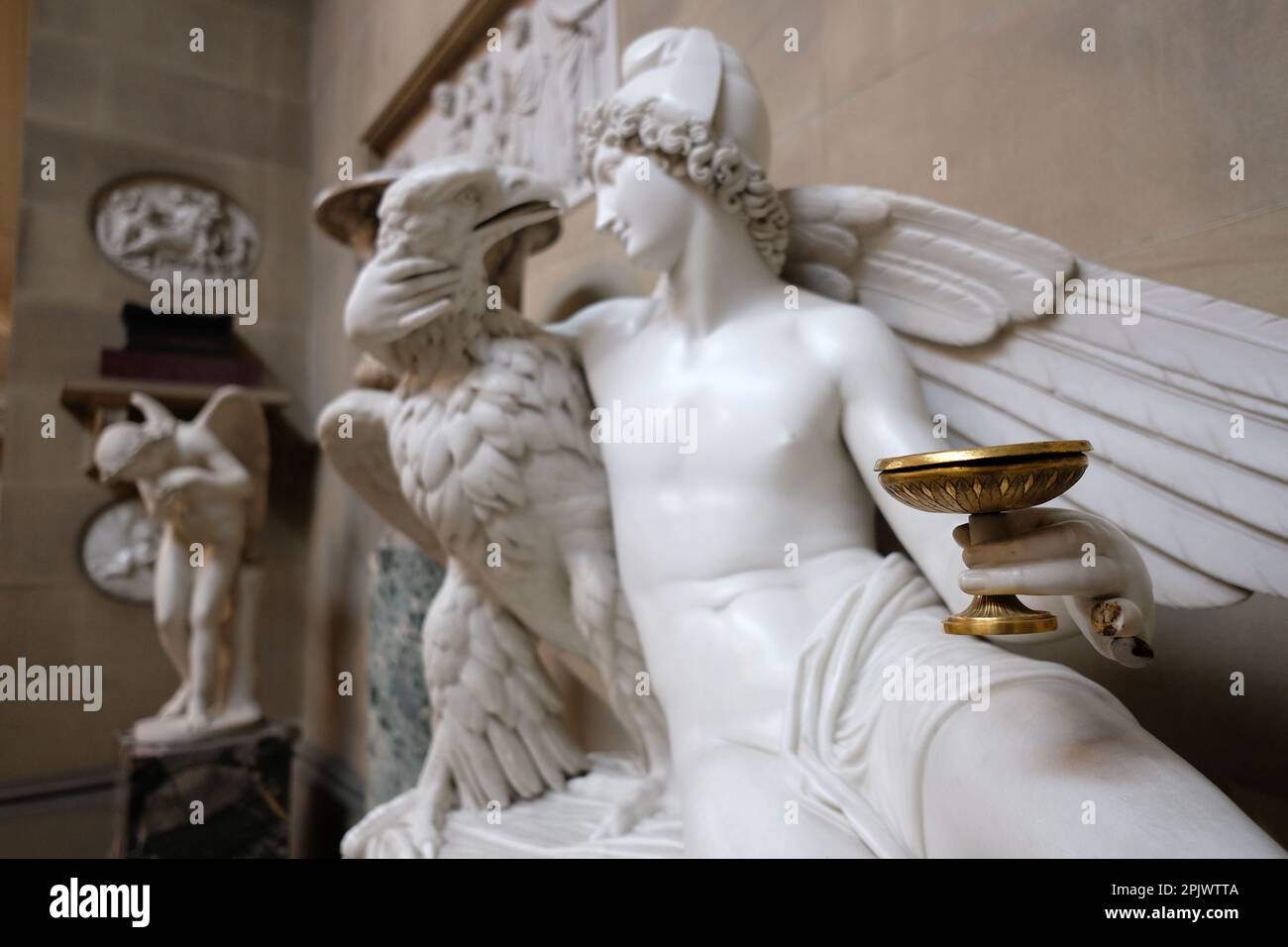 Sculpture Statue Figurehead Chatsworth House Derbyshire Stock Photo - Alamy