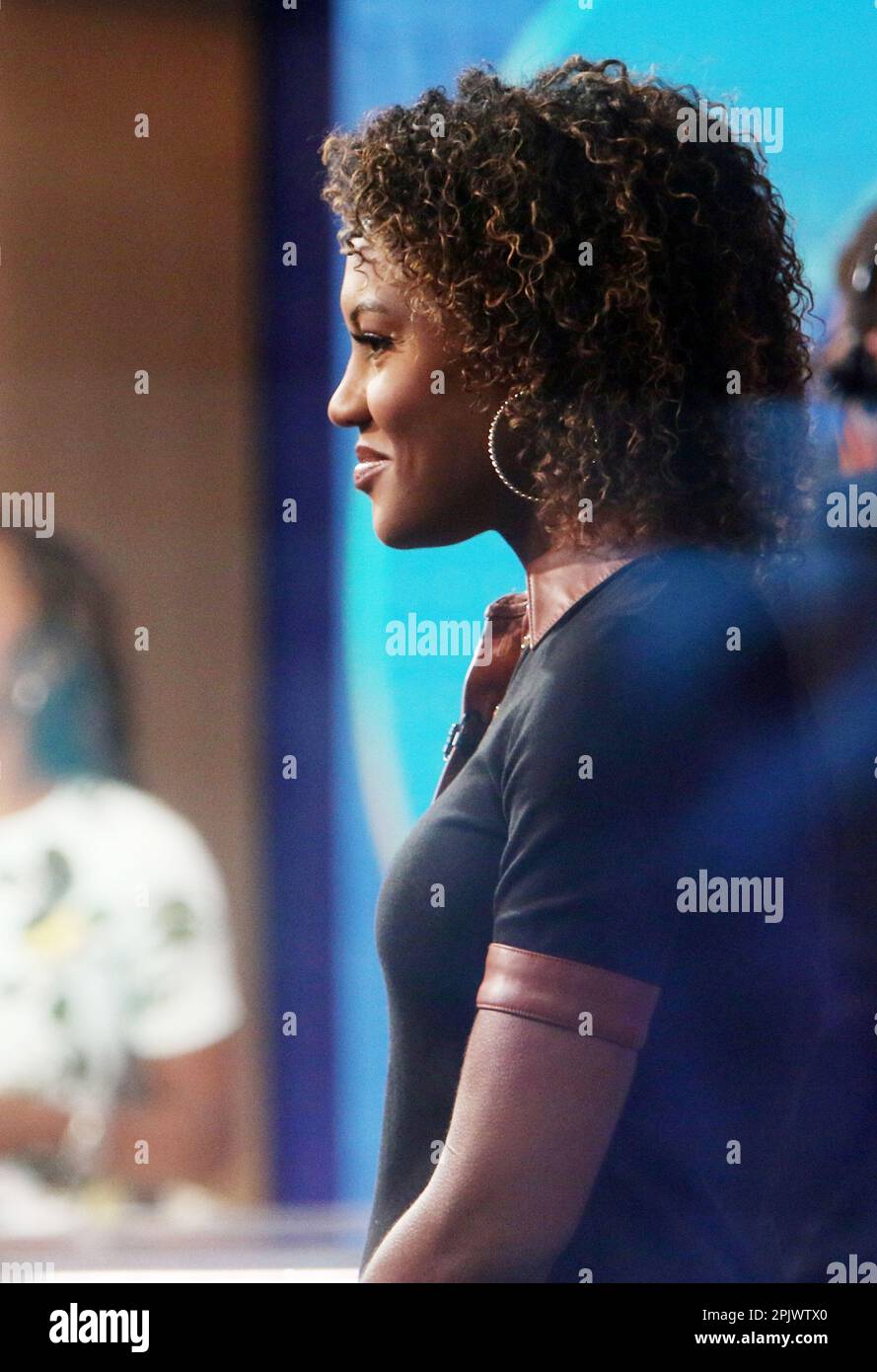 New York, NY, USA. 03rd Apr, 2023. Janai Norman seen at on Good Morning ...