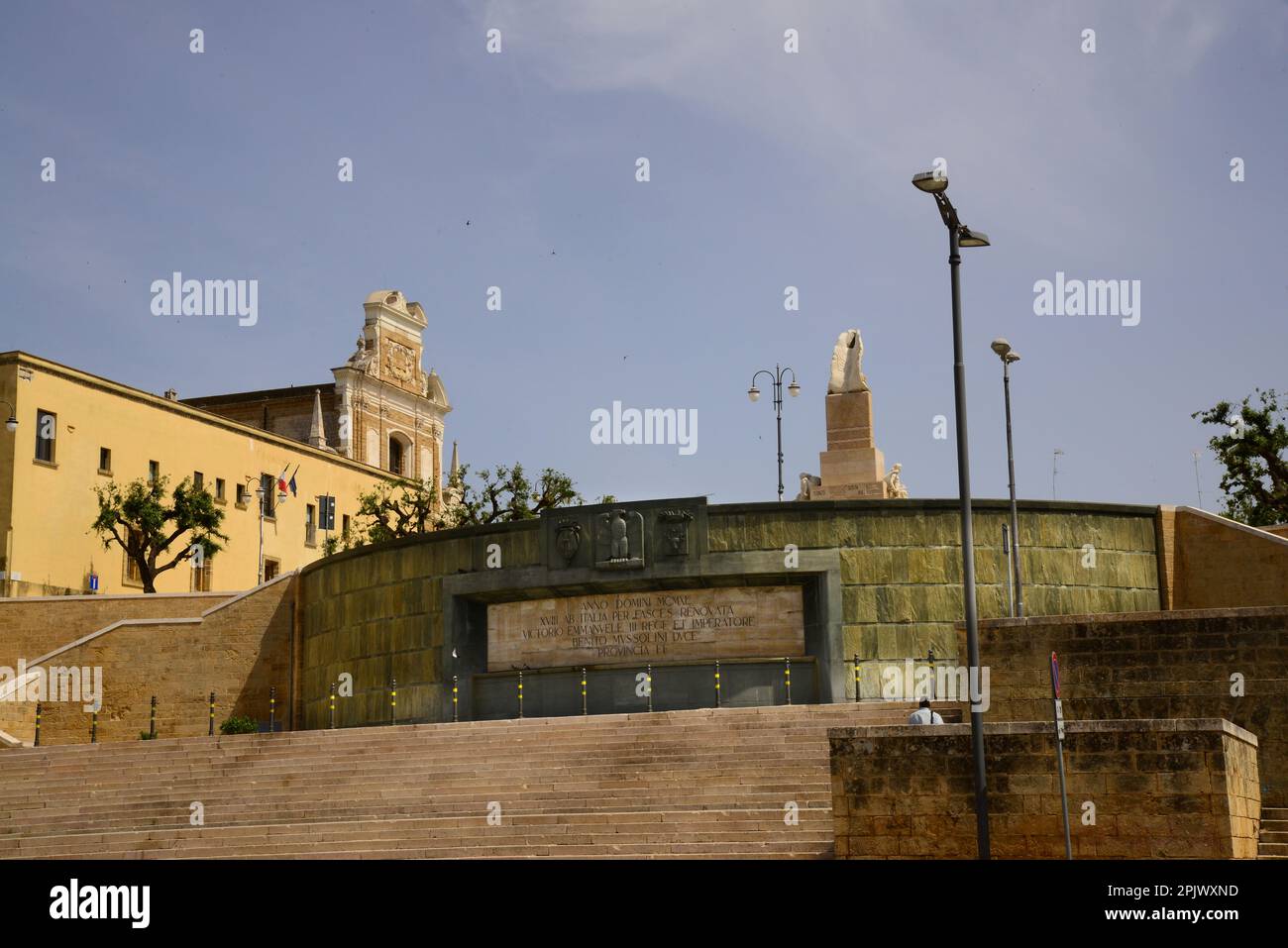 The monument to the approximately 500 fallen from Brindisi in the First ...