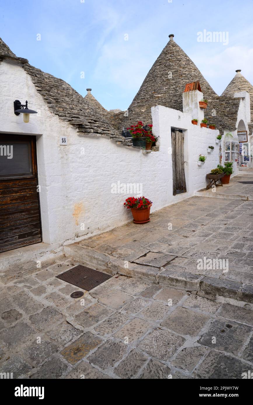 Trullo is a traditional home from the Itria Valley in Puglia. It is ...