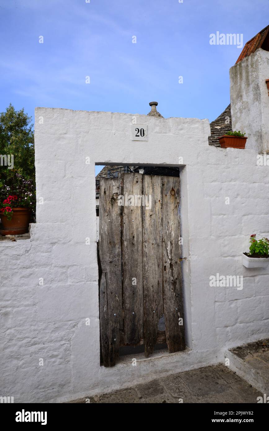 Trullo is a traditional home from the Itria Valley in Puglia. It is ...