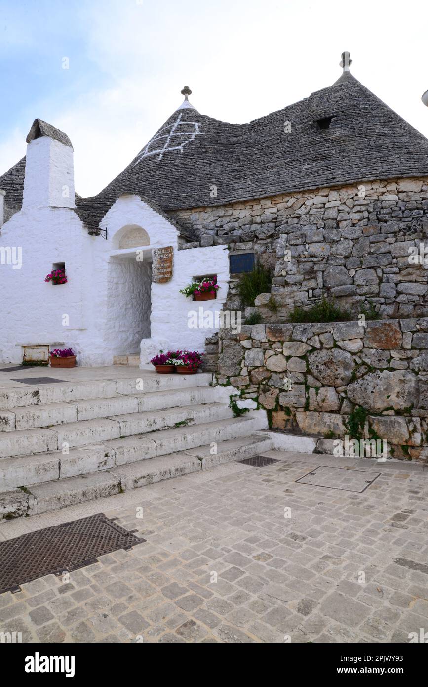 Trullo is a traditional home from the Itria Valley in Puglia. It is ...