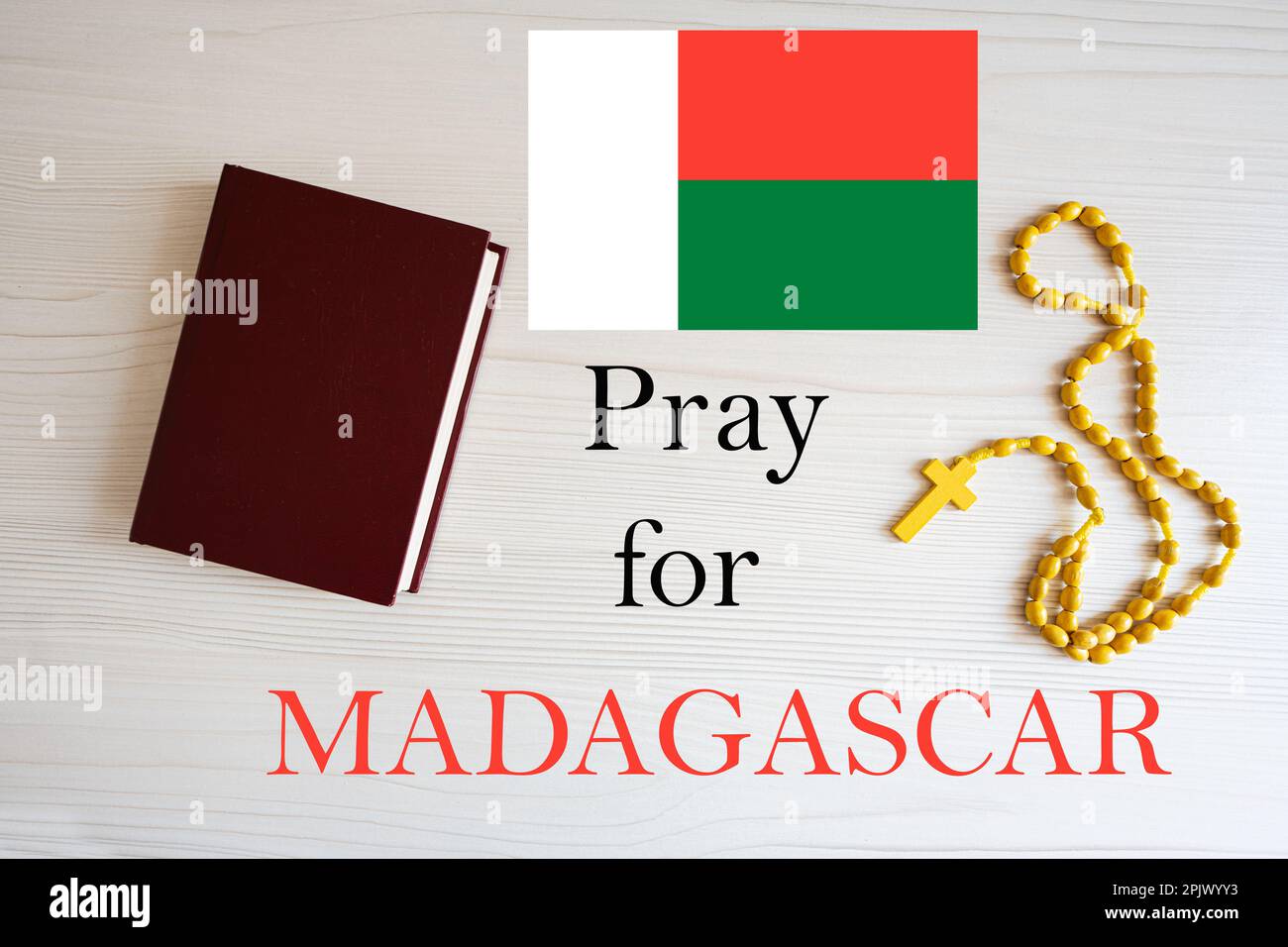 Pray for Madagascar. Rosary and Holy Bible background Stock Photo - Alamy