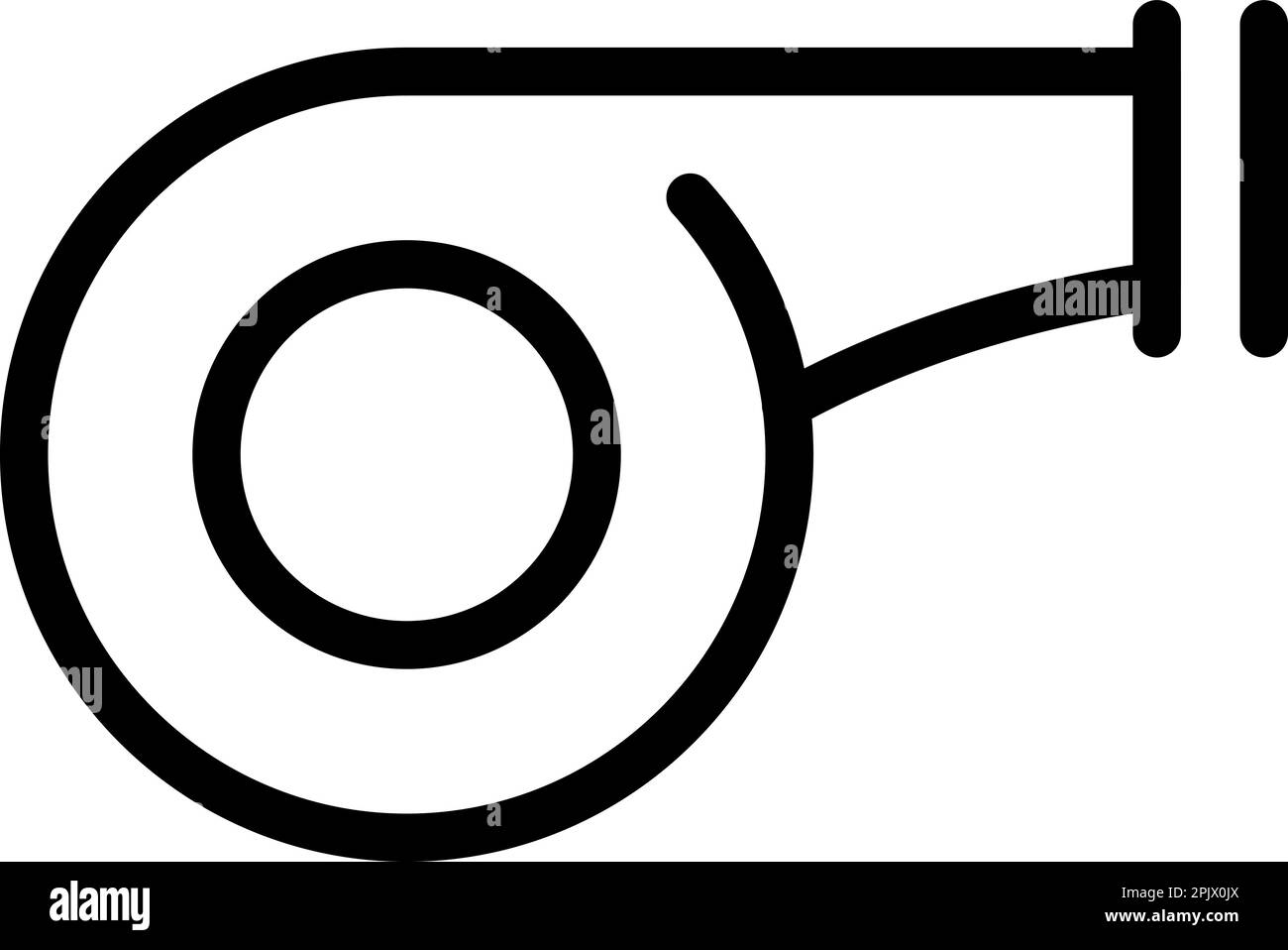 Boxing whistle icon outline vector. Fight club. Champion box Stock ...
