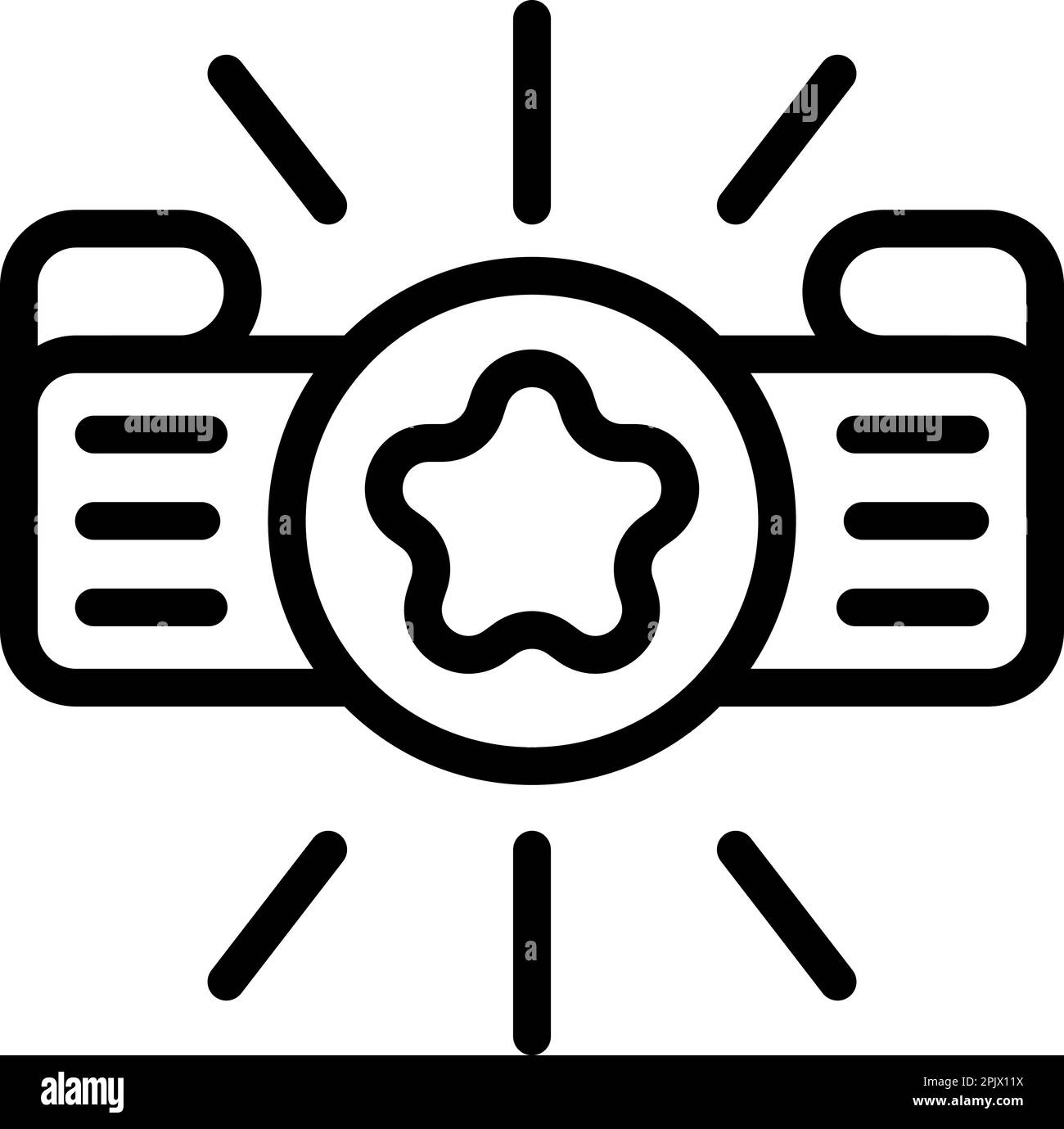 Wrestling championship belt Stock Vector Images - Alamy