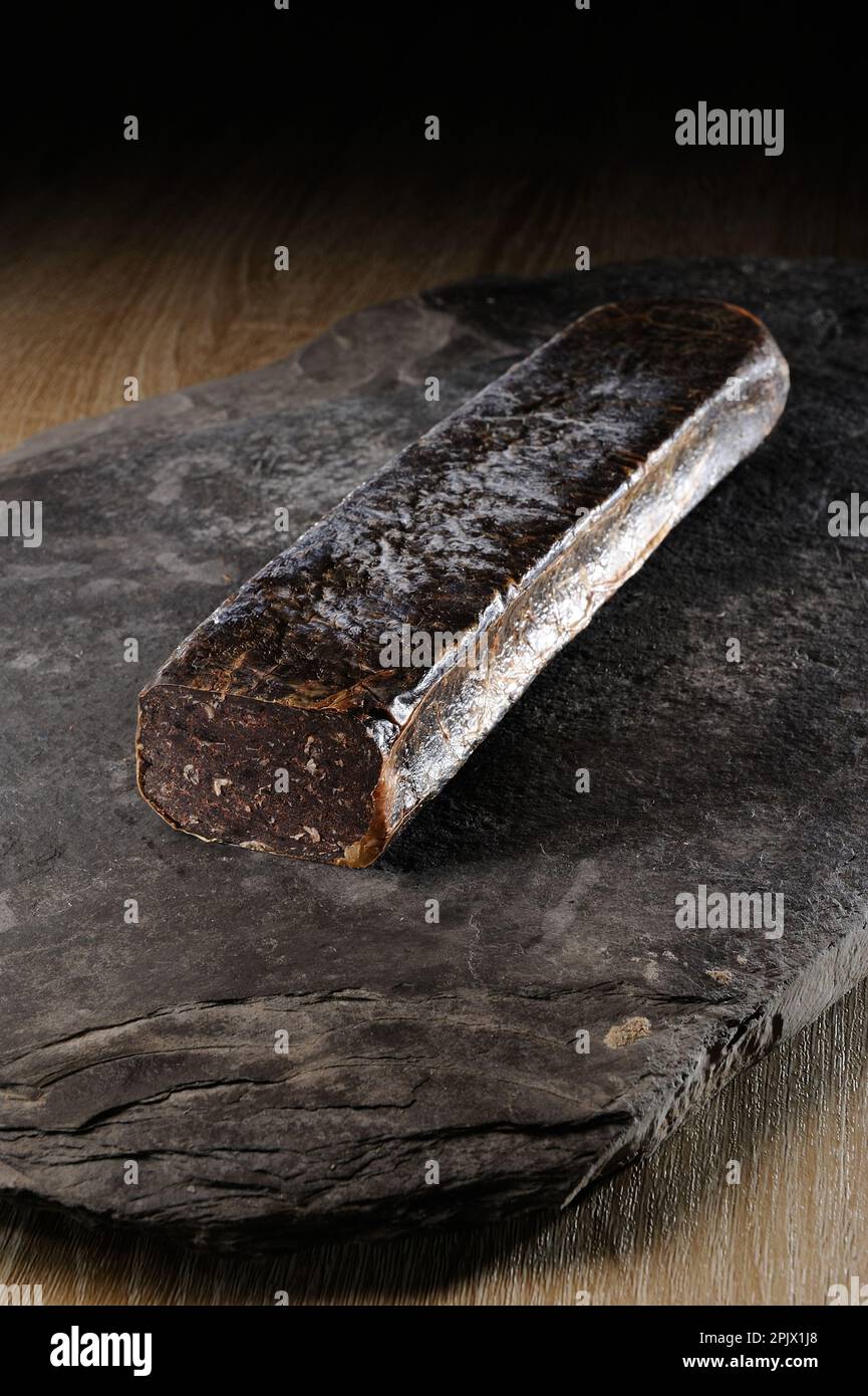 The tuna salami is a typical process of Trapani Sicily and the meat ...