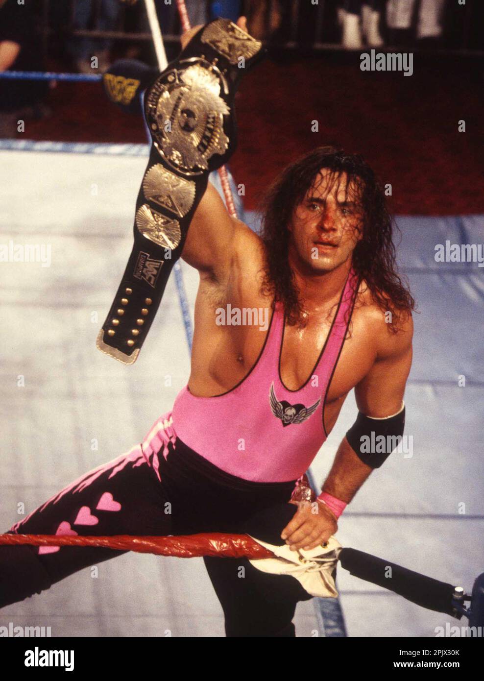 1988 Bret Hart Photo by John Barrett/PHOTOlink Photo via Newscom Stock ...