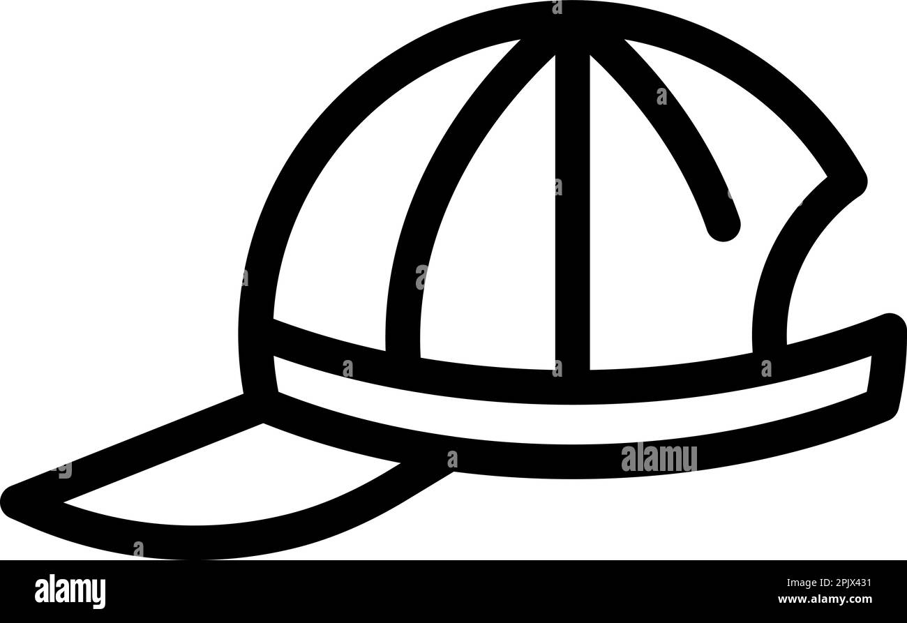 Baseball Hat Clip Art Black And White