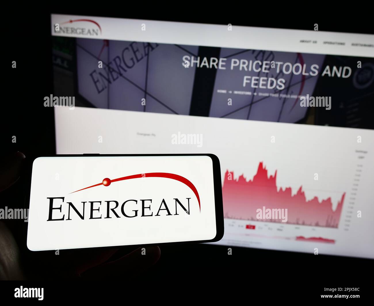 Energean logo hi-res stock photography and images - Alamy