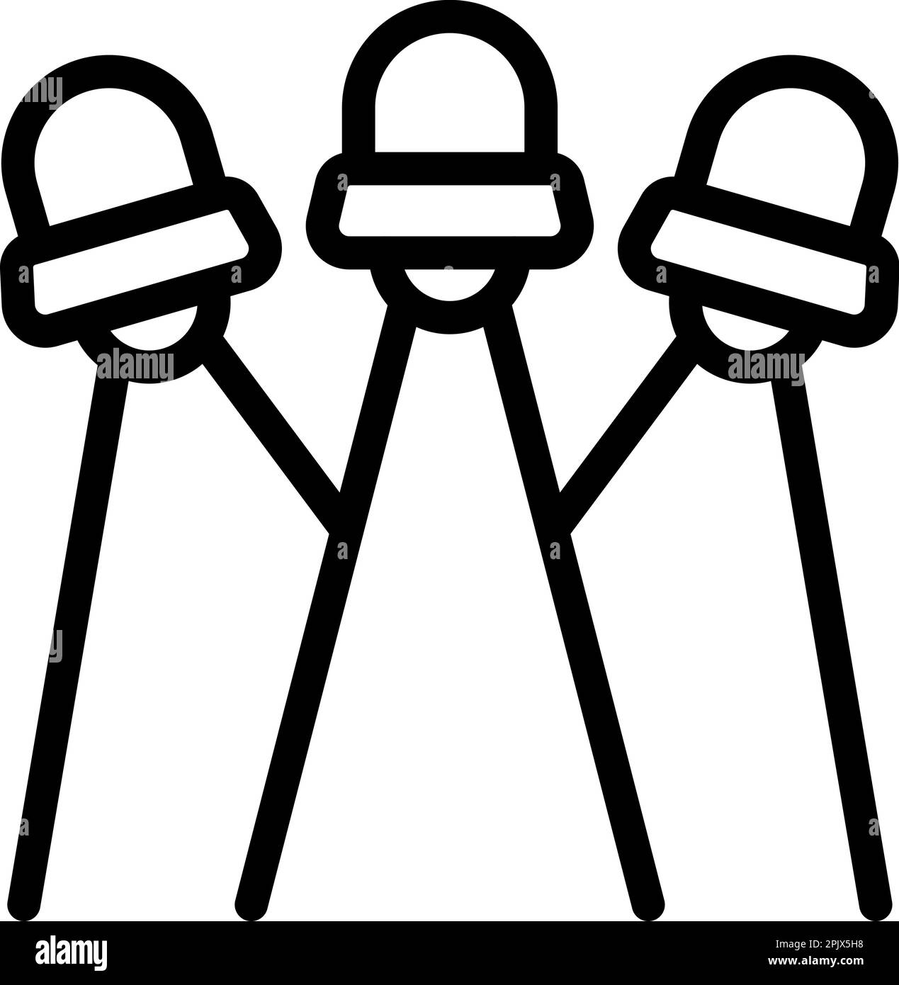 Puppet theater light icon outline vector. Toy show. Stage doll Stock ...