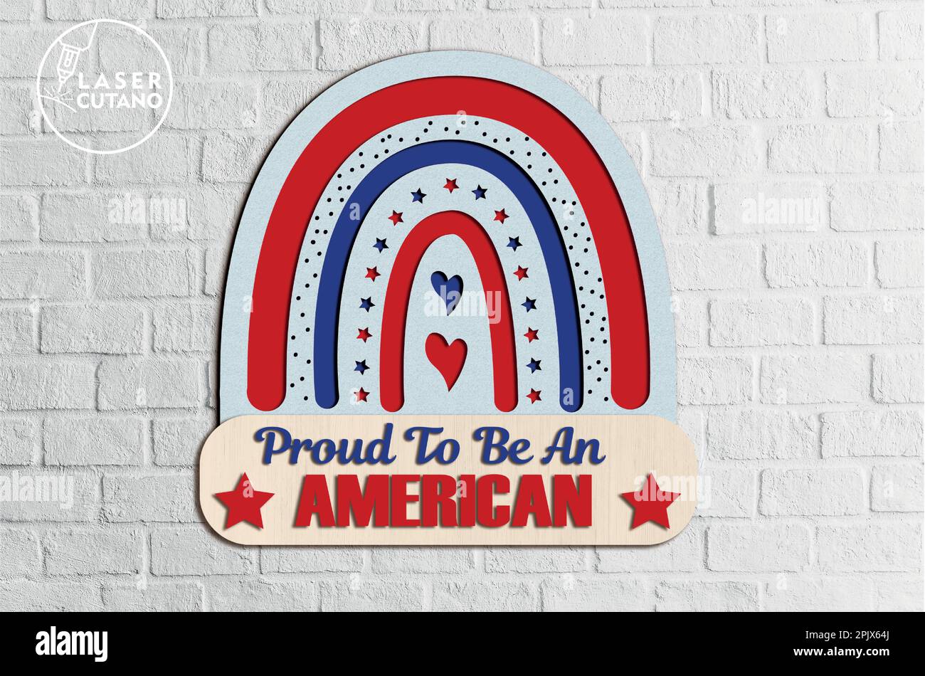 America Independence Day USA Laser Cut & Paper Cut Template Stock ...