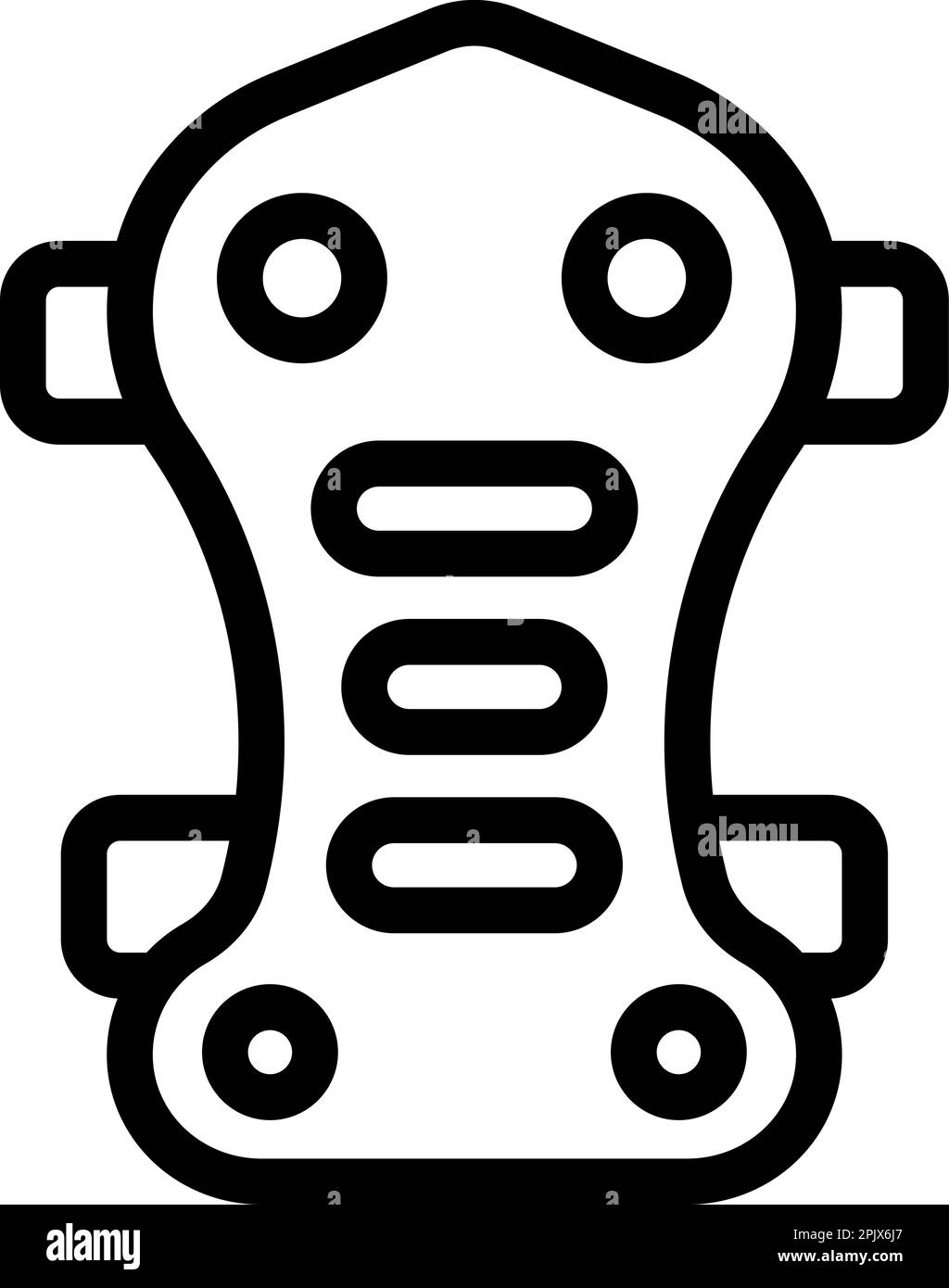 Skateboard icon outline vector. Skate ramp. Wall stadium Stock Vector ...