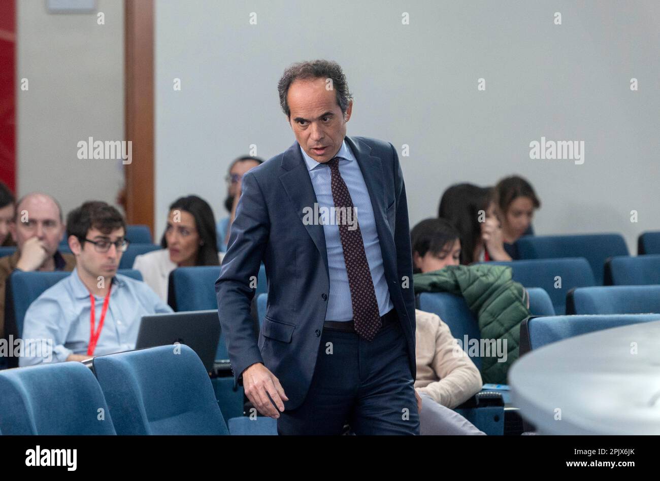 The Secretary of State for Communication, Francesc Vallés, on his ...