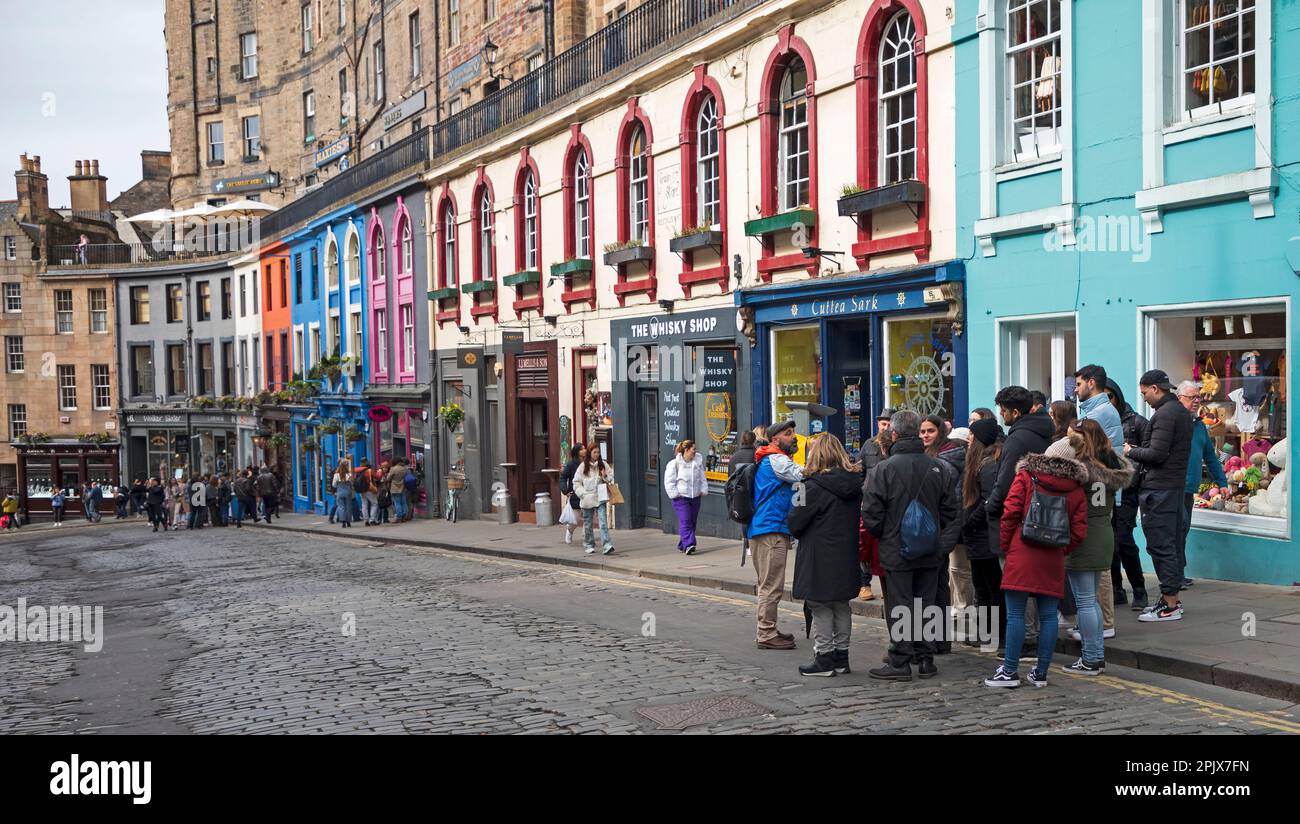 City centre, Edinburgh, Scotland, UK. 4th April 2023. An abundance of ...