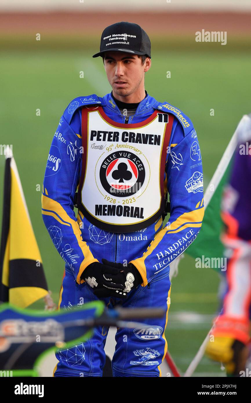 during the Peter Craven Memorial Trophy meeting at the National ...