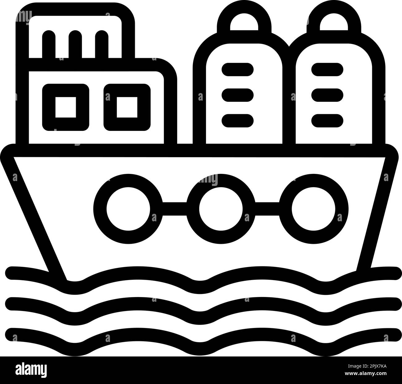 Sewage treatment plant ship Cut Out Stock Images & Pictures - Alamy