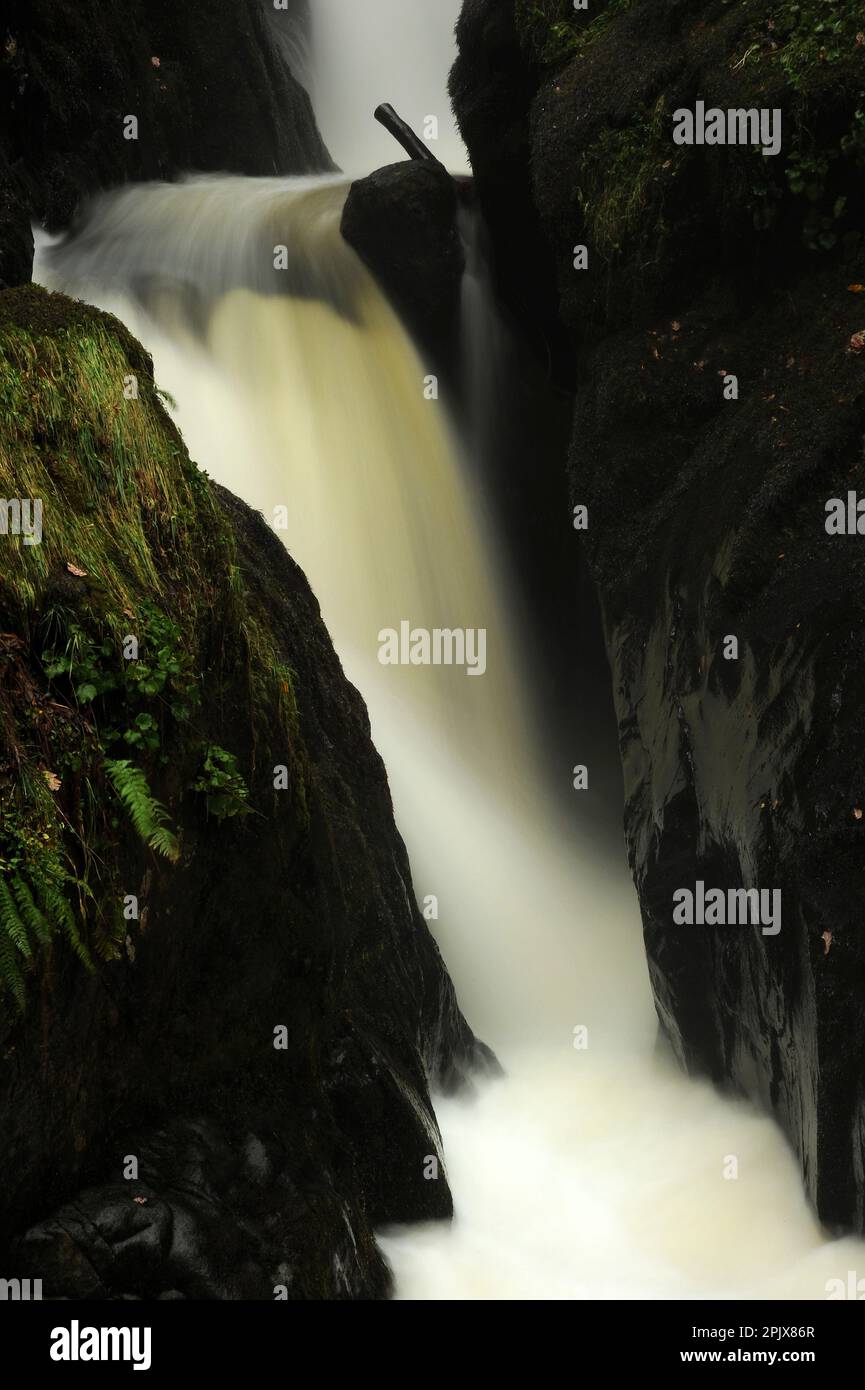 Aira Force, Ullswater. A fall of 66 feet Stock Photo - Alamy