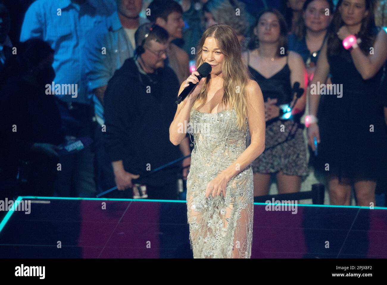 LeAnn Rimes performs during the 2023 CMT Music Awards at Moody Center ...