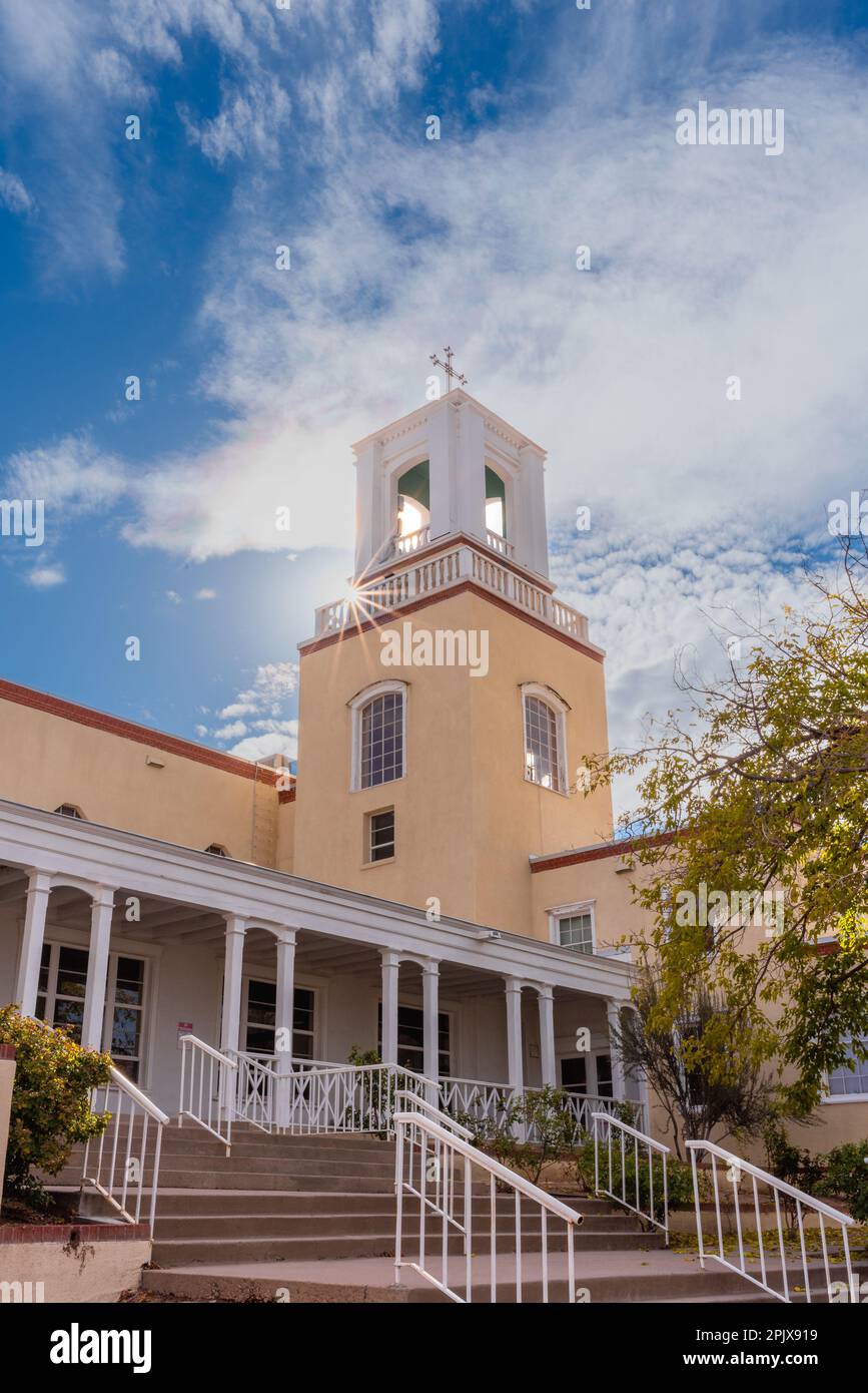 Immanuel Presbyterian Church with sun flare, built 1949-1956 ...