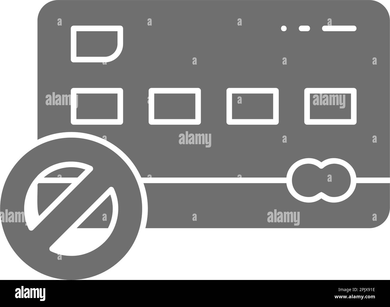 No credit card payment, payment only in cash, bank deposit ban grey ...