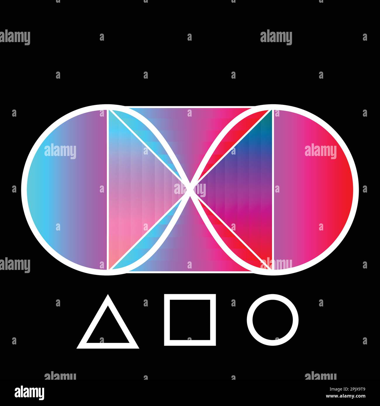 Art Brush Hand draw Colorful infinity sign isolated. infinity t-shirt ...