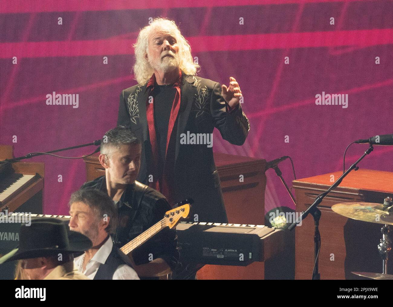 Chuck Leavell performs during the 2023 CMT Music Awards at Moody Center ...