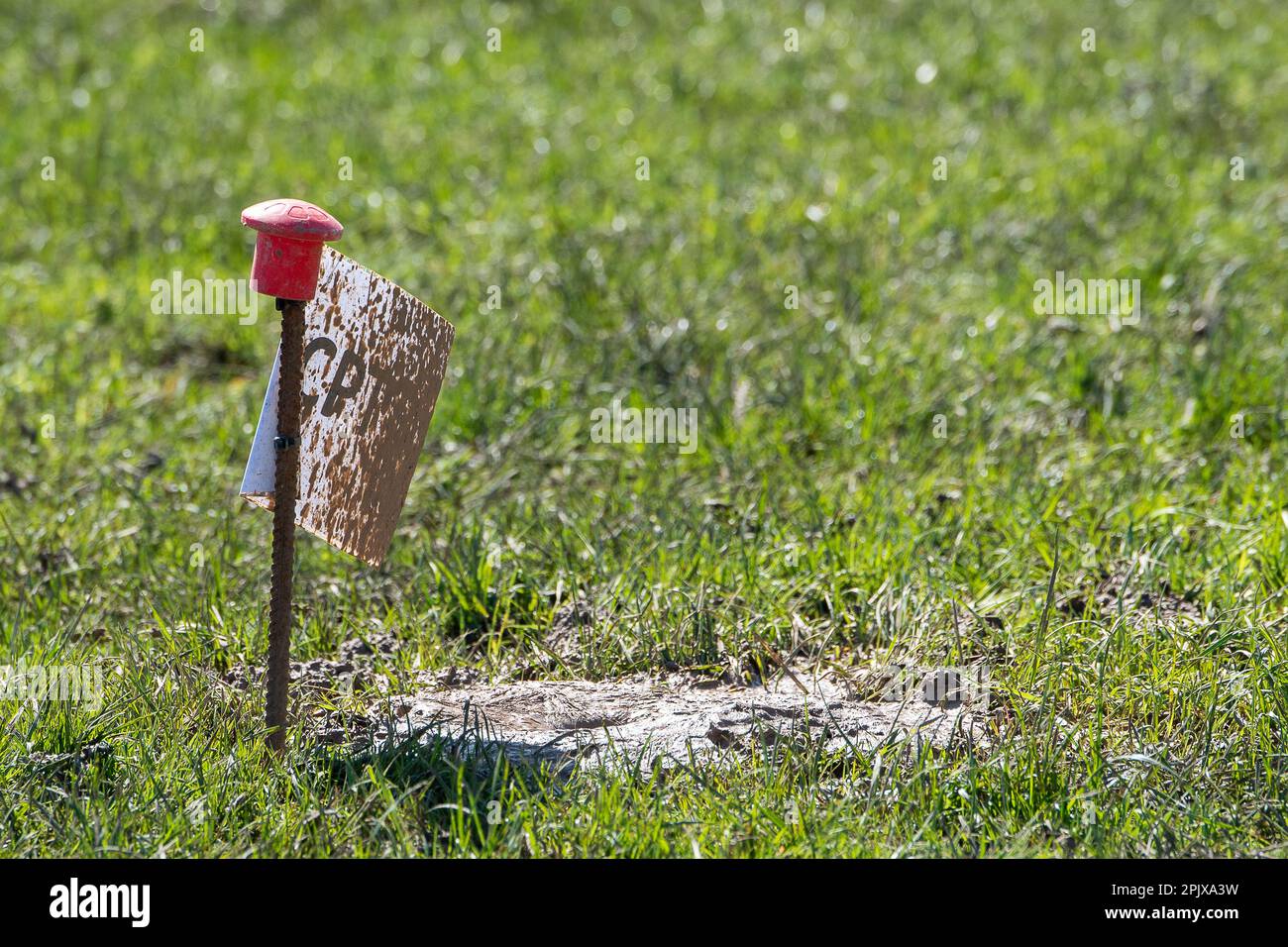 Ruislip, UK. 4th April, 2023. Following recent bubbling pools of liquid ...