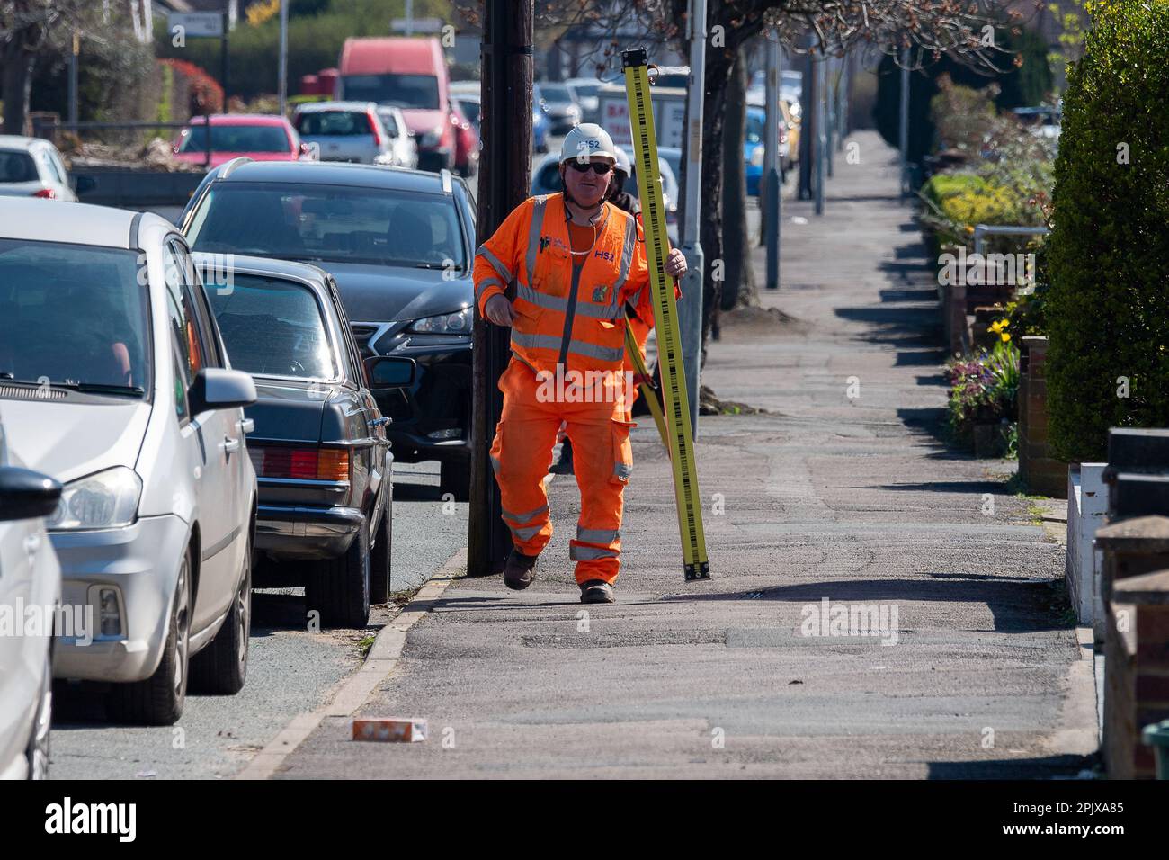 Ruislip, UK. 4th April, 2023. Following recent bubbling pools of liquid ...