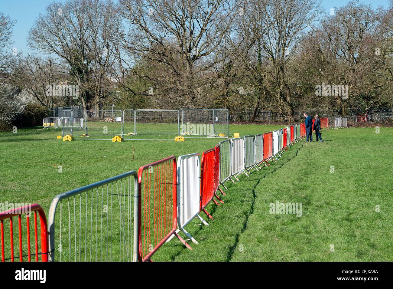 Ruislip, UK. 4th April, 2023. Following recent bubbling pools of liquid ...