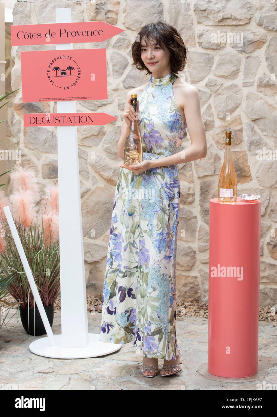 Seoul, South Korea. 4th Apr, 2023. South Korean actress Park Ji-hyun, photocall for the Pernod ...