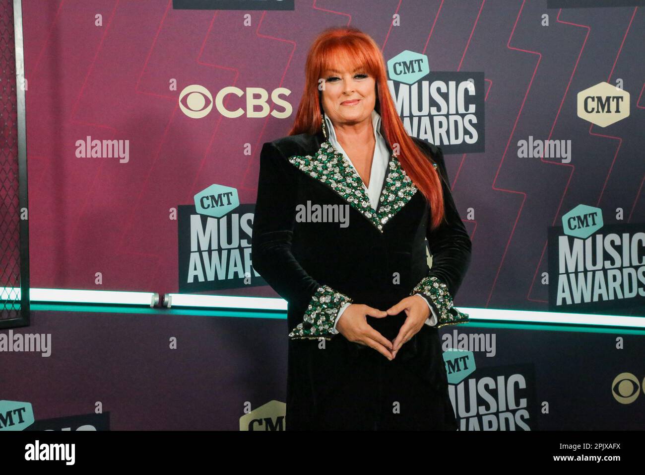 Wynonna Judd attends the 2023 CMT Music Awards at Moody Center on April ...