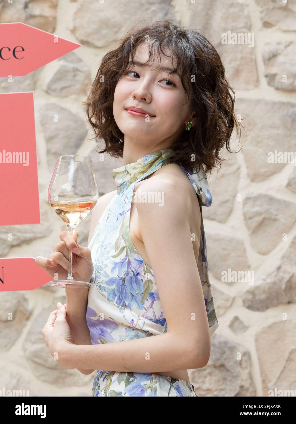 Seoul, South Korea. 4th Apr, 2023. South Korean actress Park Ji-hyun, photocall for the Pernod ...