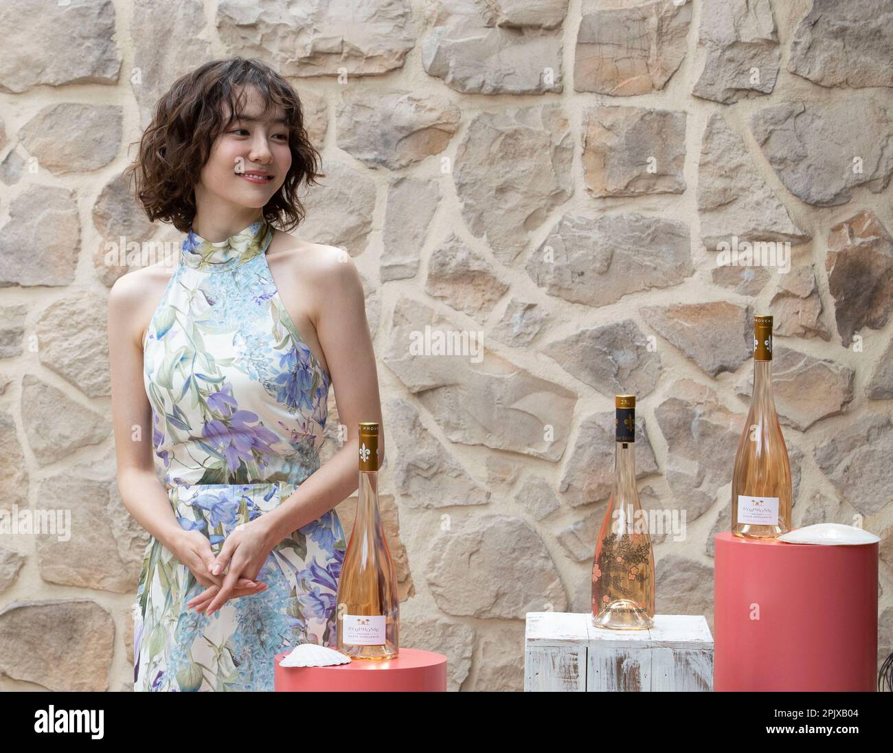 Seoul, South Korea. 4th Apr, 2023. South Korean actress Park Ji-hyun, photocall for the Pernod ...