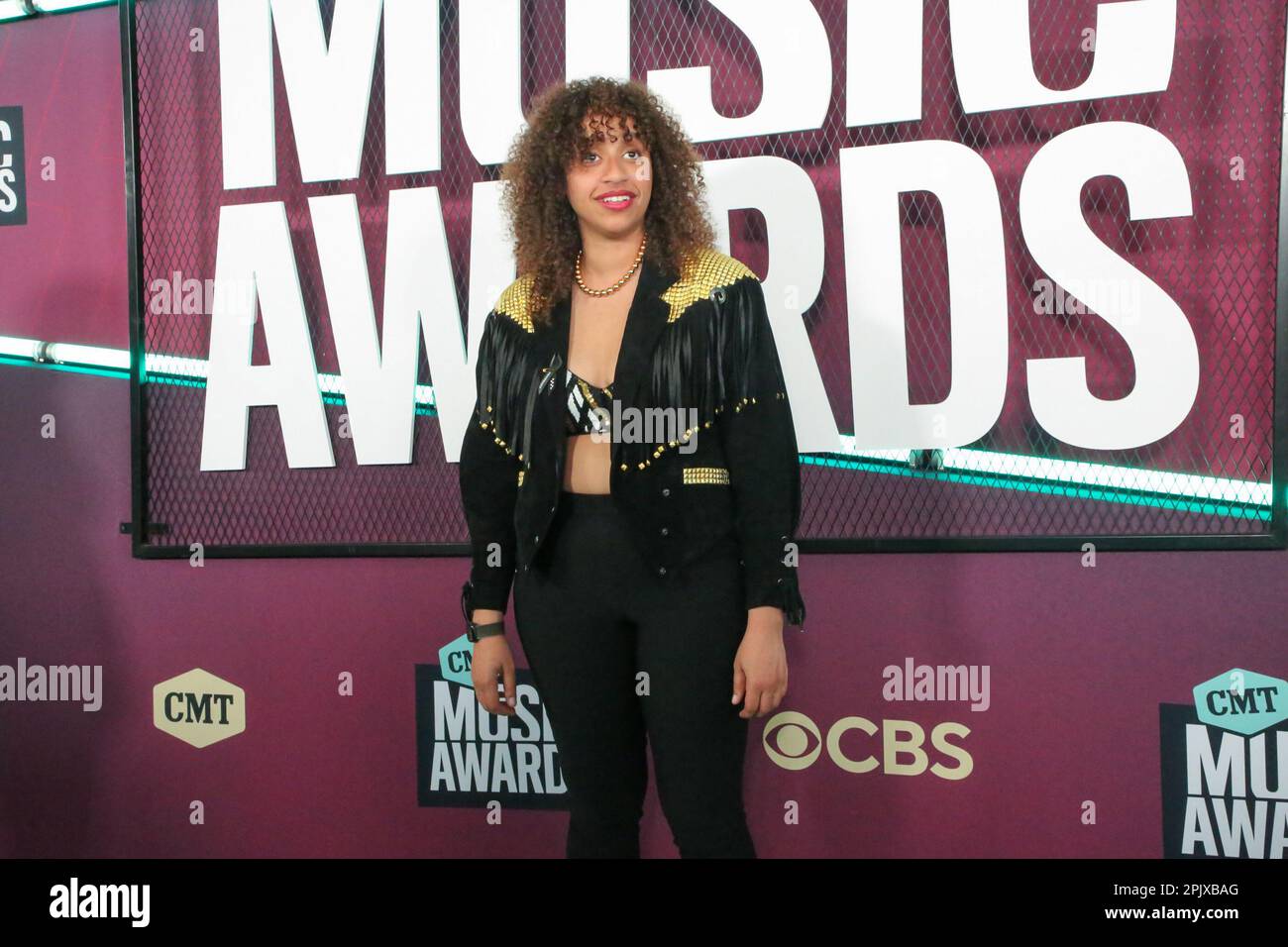 Jackie Venson attends the 2023 CMT Music Awards at Moody Center on ...