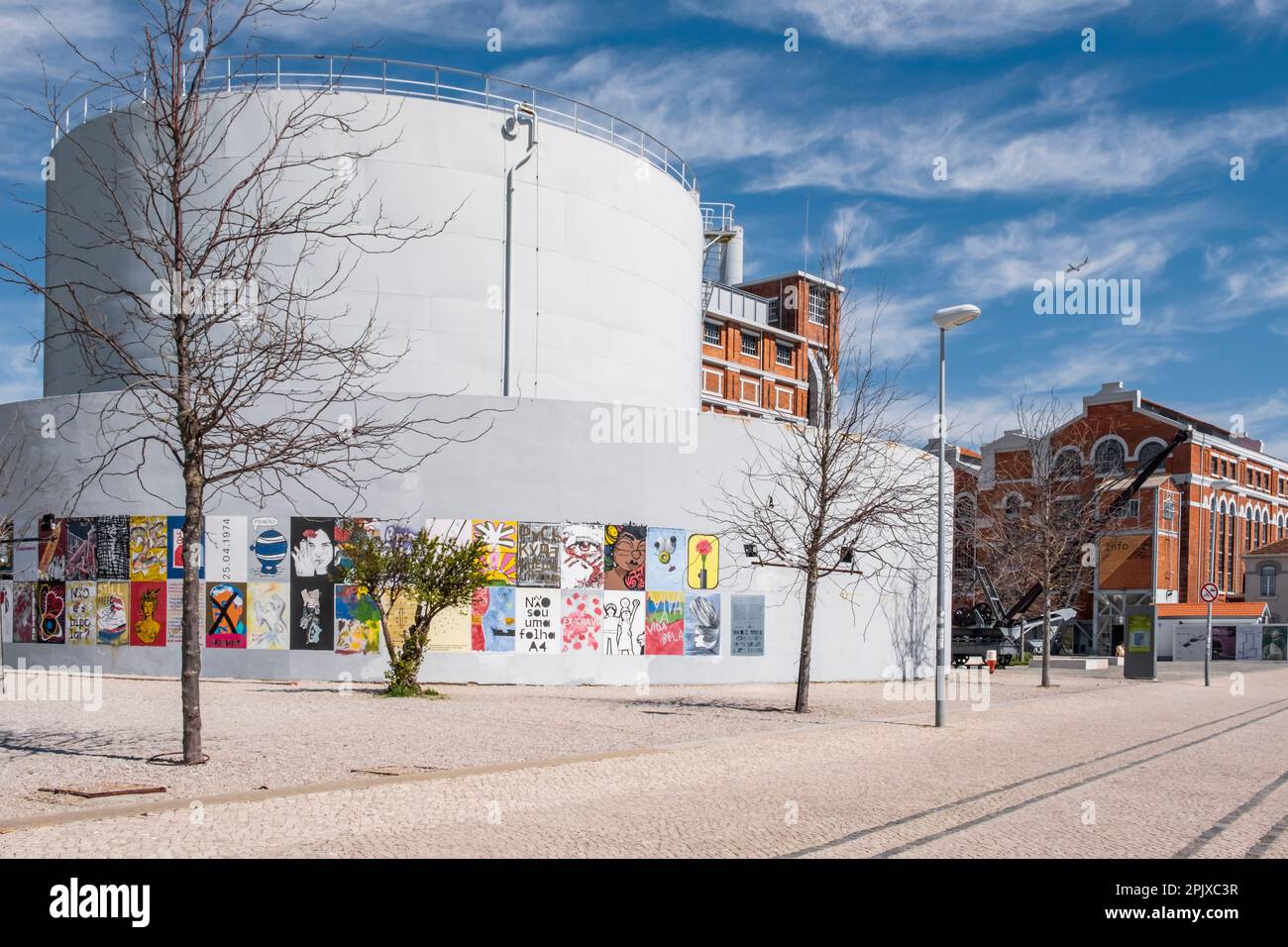 Electricity Museum inside Tejo Power Station, Lisbon, Portugal Stock ...