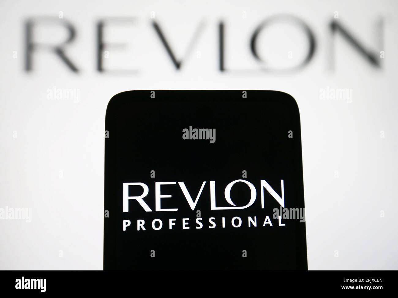Revlon Logo White