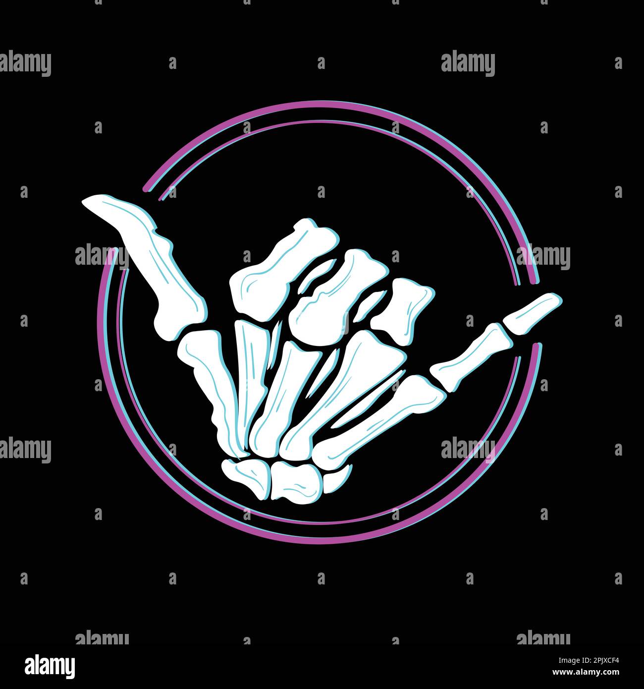 Hand bones Stock Vector Images - Alamy