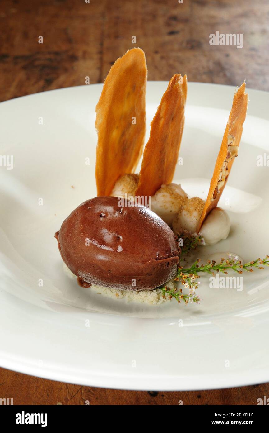 Modica chocolate ice cream by Chef Ciccio Sultano of the Duomo ...