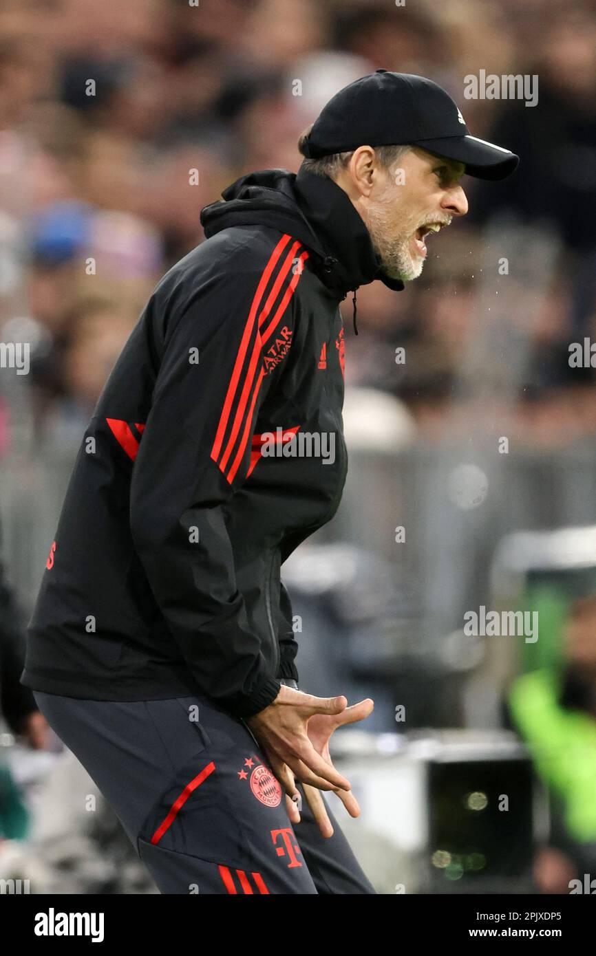 Coach Thomas Tuchel of Bayern Muenchen Fussball 1 . Bundesliga Saison ...