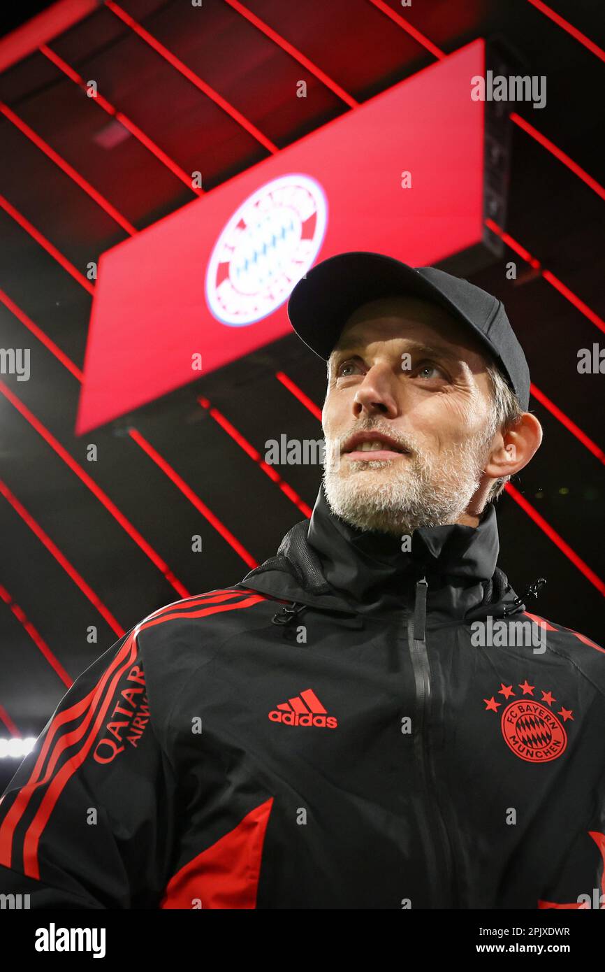 Coach Thomas Tuchel of Bayern Muenchen Fussball 1 . Bundesliga Saison ...