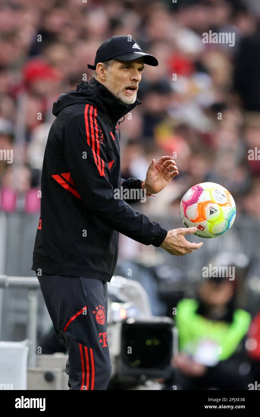 Coach Thomas Tuchel of Bayern Muenchen Fussball 1 . Bundesliga Saison ...