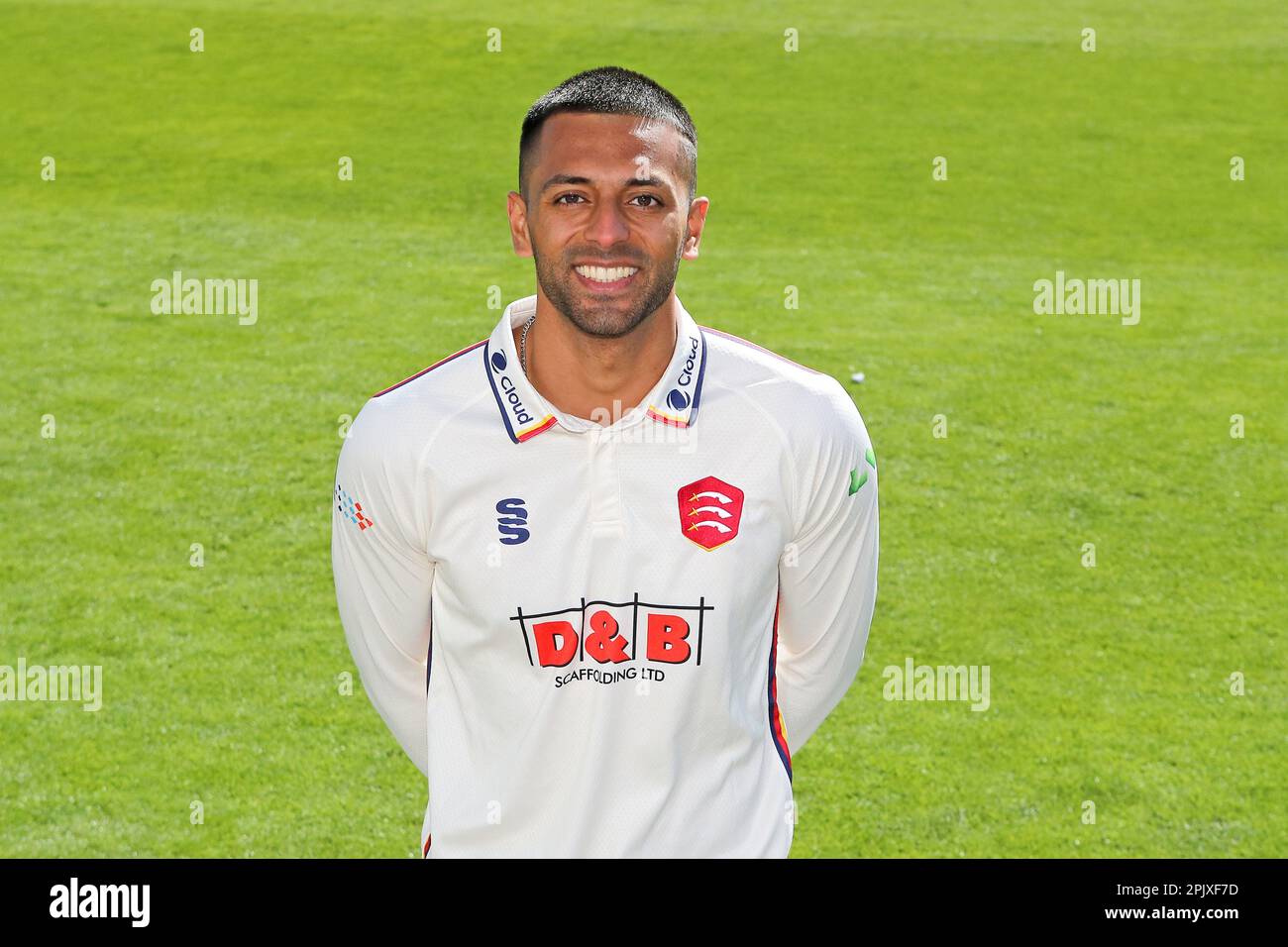 Feroze Khushi in County Championship kit during the Essex CCC Press Day ...